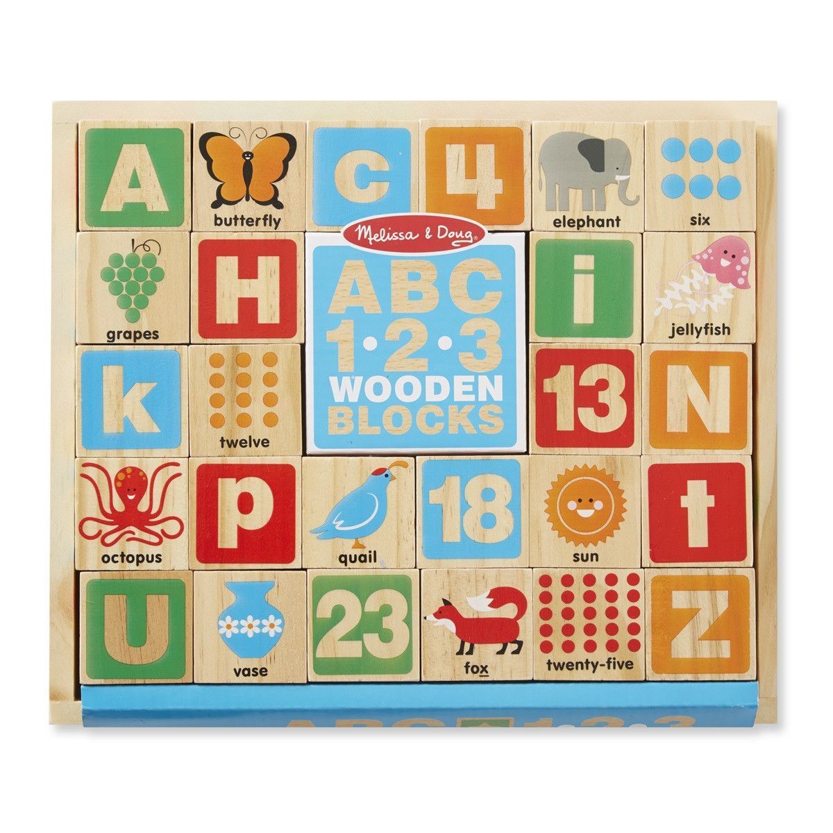 ABC 123 Wooden Blocks | Shop Kids Toy Online | Little Thinker ...