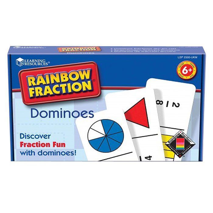 Rainbow Fraction Dominoes | Shop Kids Toy Online | Little Thinker ...