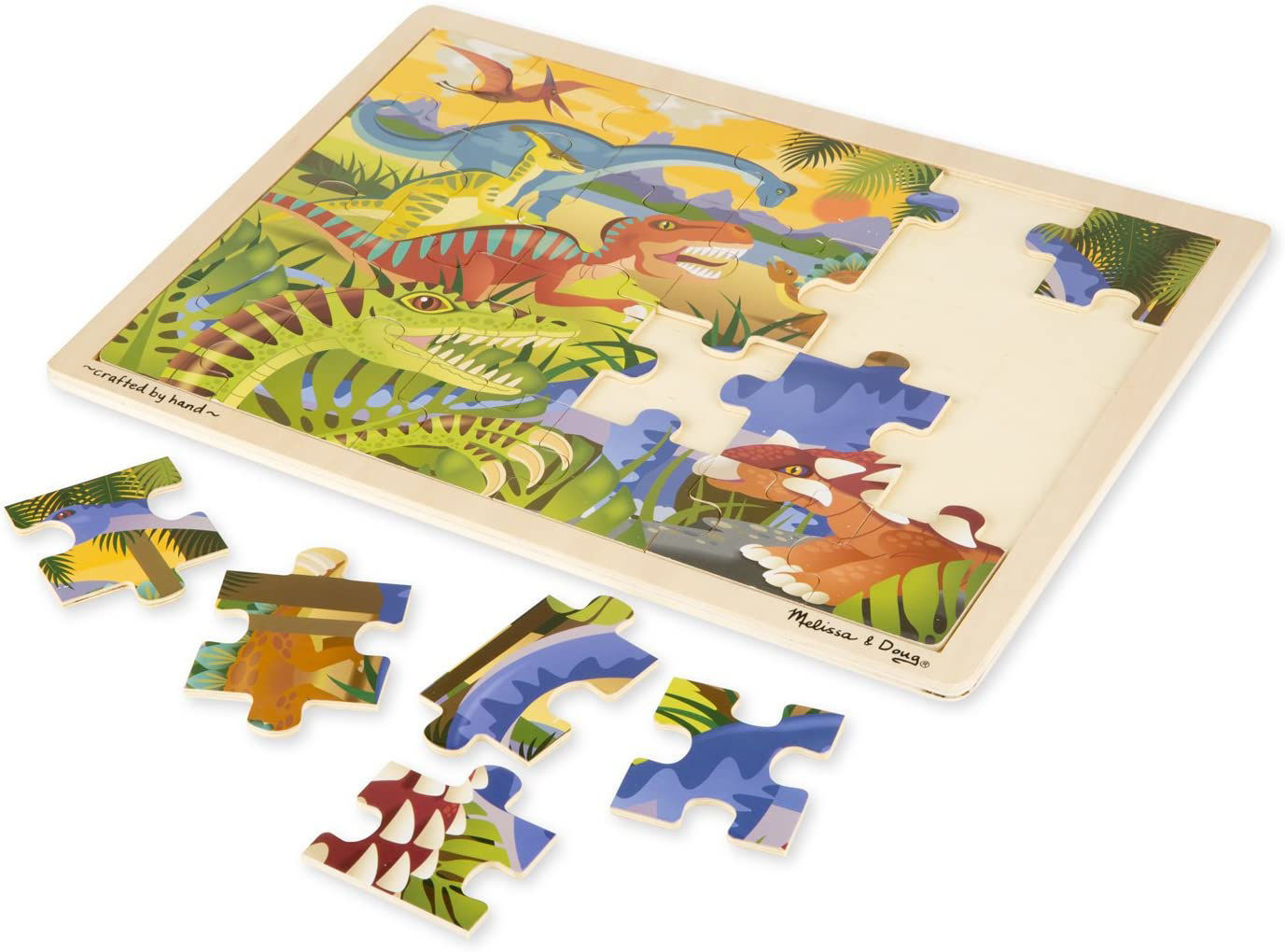 Dinosaur (24pc) Jigsaw Puzzles | Shop Kids Toy Online | Little Thinker ...