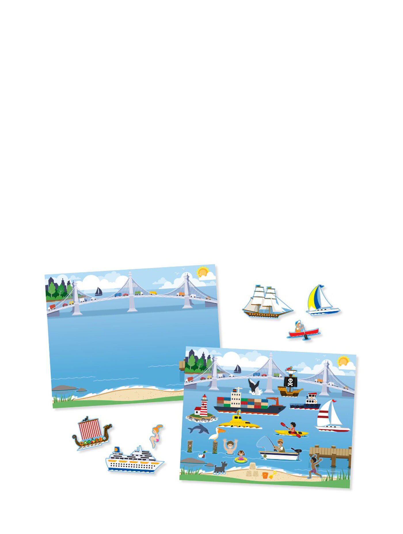 Melissa & Doug Reusable Sticker Pad - Vehicles | Shop Kids Toy Online ...