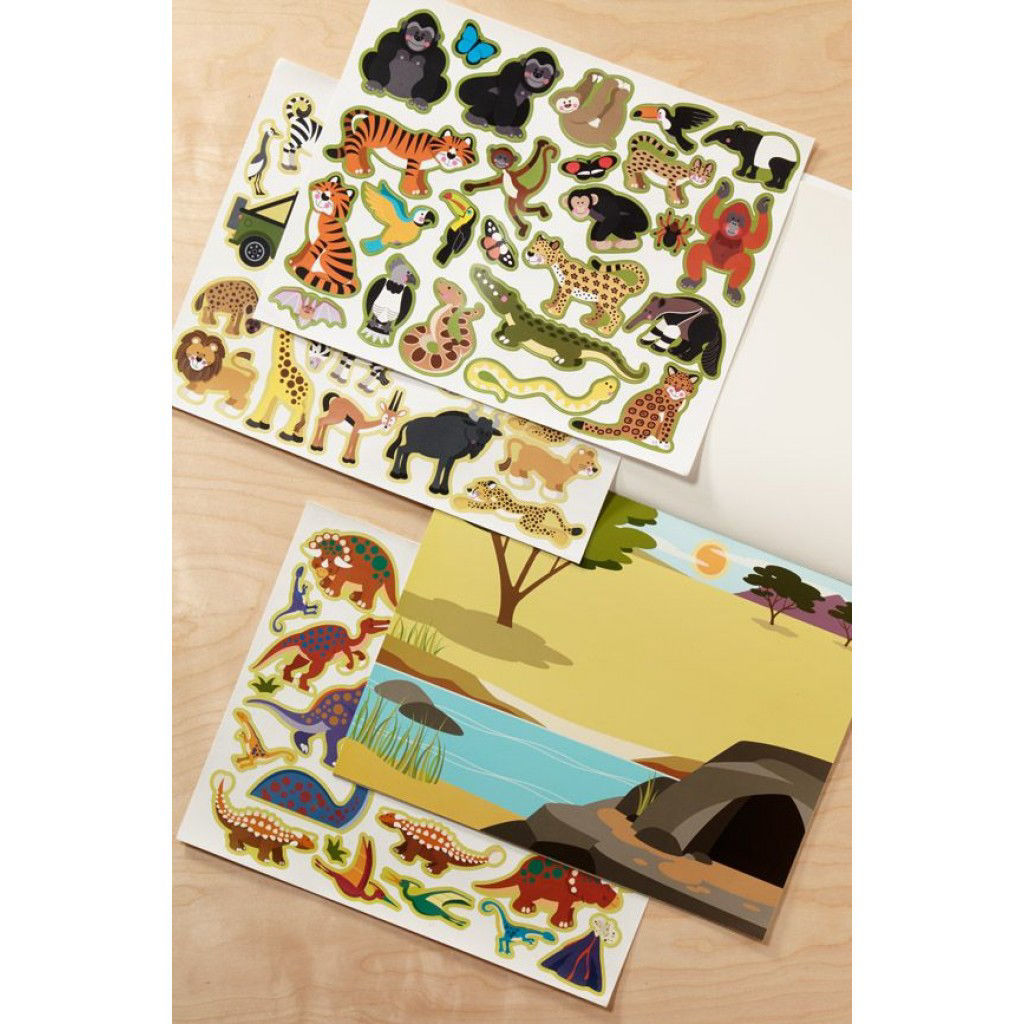 Reusable Sticker Pad - Habitats | Shop Kids Toy Online | Little Thinker ...