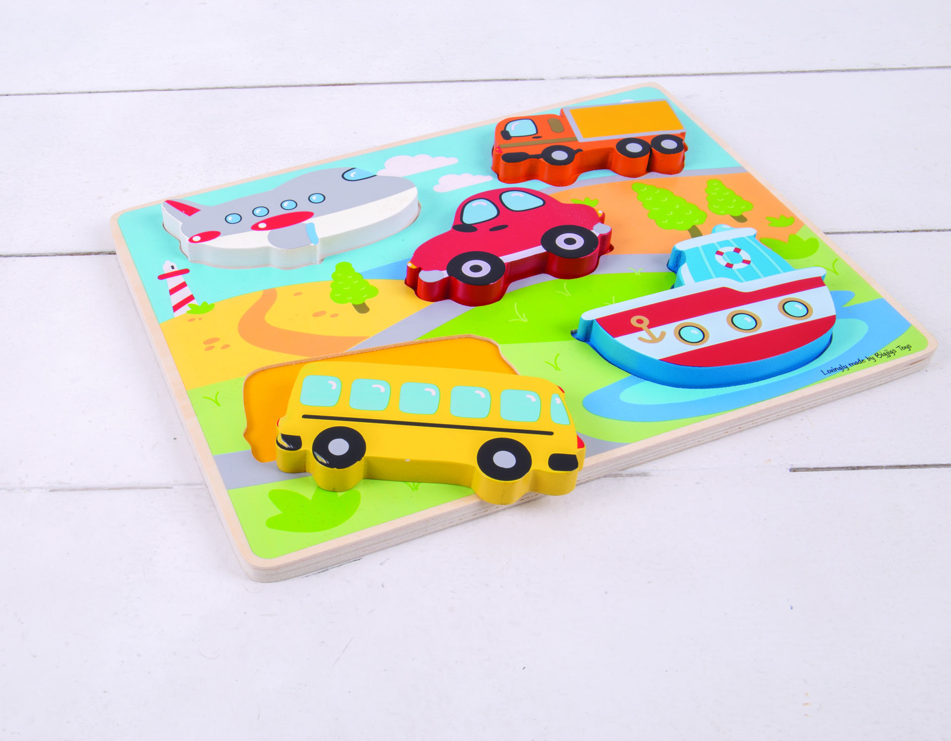 Chunky Lift Out Puzzle (Transport) | Shop Kids Toy Online | Little ...