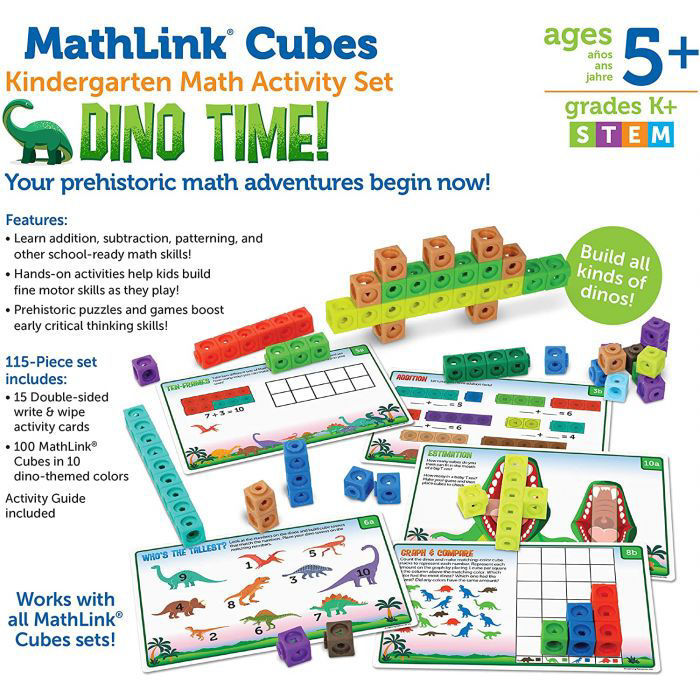 MathLink Cubes Early Maths Activity Set Dino Time! | Shop Kids Toy ...
