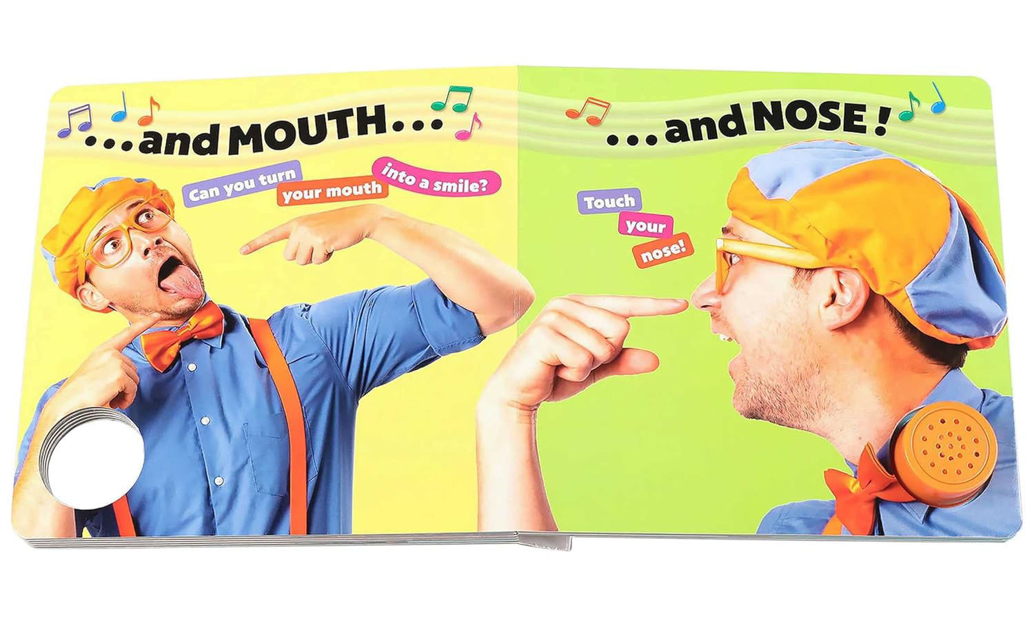 Blippi: Head, Shoulders, Knees, and Toes (1-Button Sound Book) Board ...