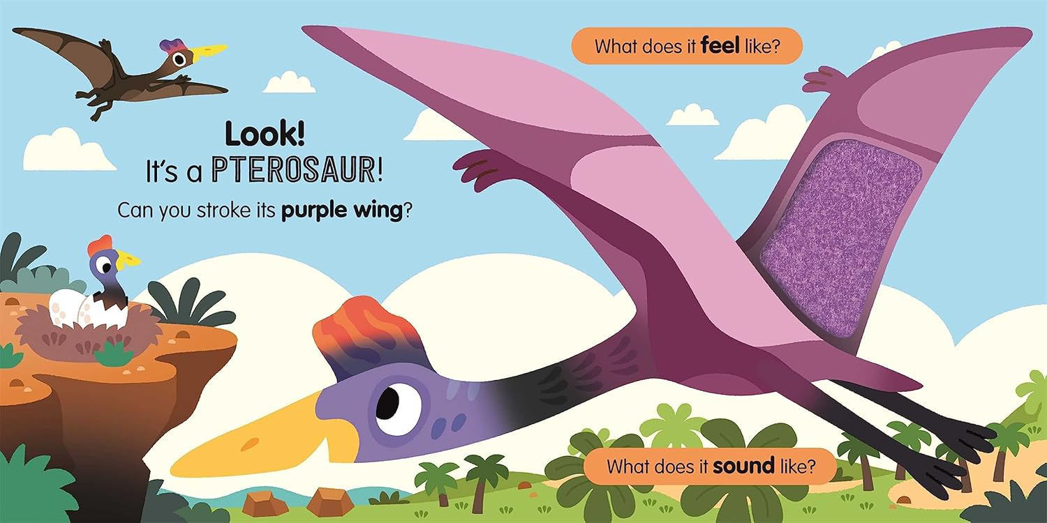 Sensory 'Saurus: An Interactive Touch & Feel Book for Babies | Shop ...