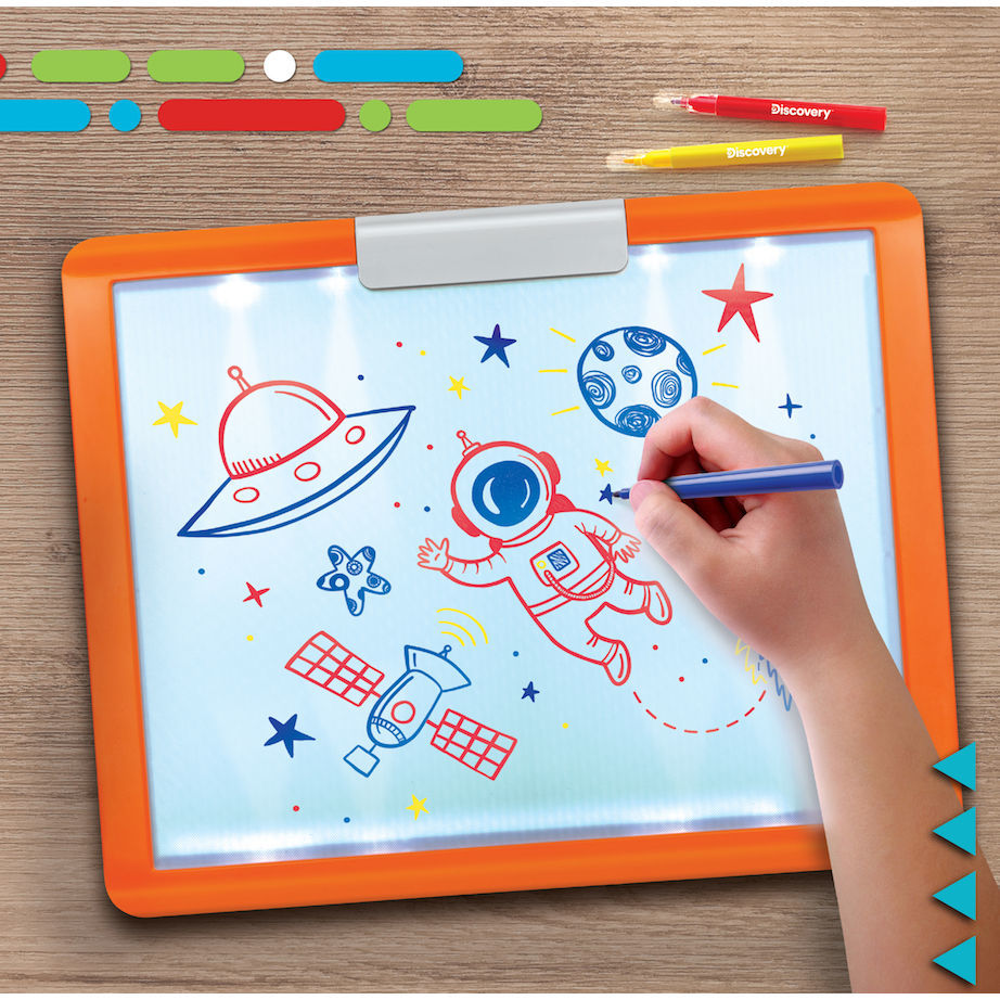 Discovery Kids Discovery Mindblown Toy Kids Tracing Tablet Led Marker ...